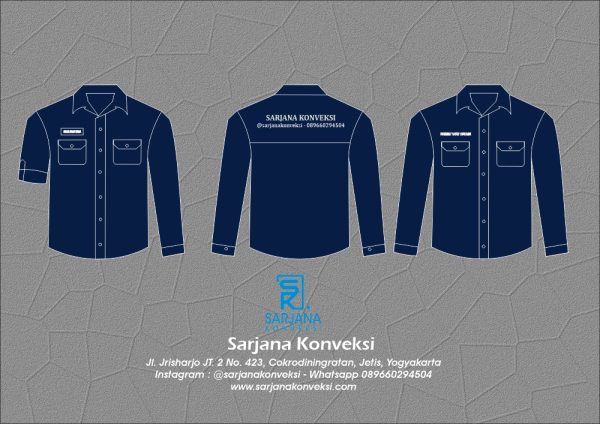 Mockup Kemeja CDR Gratis - Download Mockup PDH PDL Gratis
